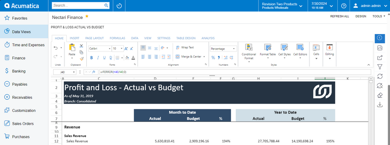 Nectari Essentials for Acumatica